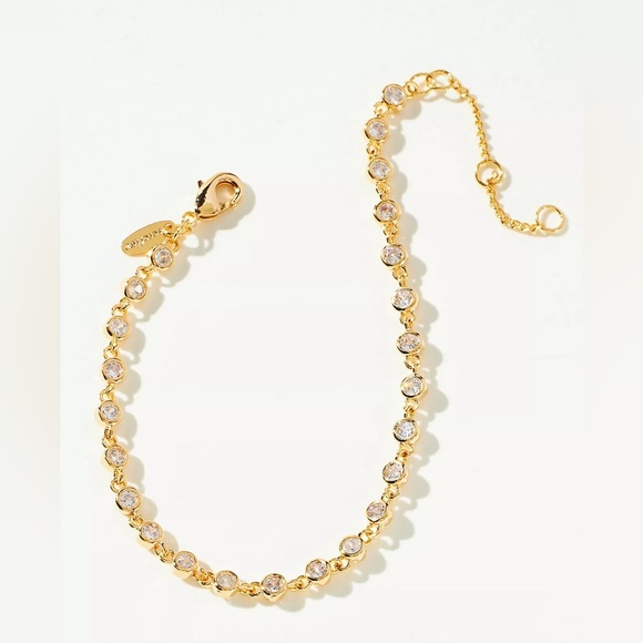 Anthropologie | Jewelry | New Anthropologie X Serefina Round Pave Gold ...